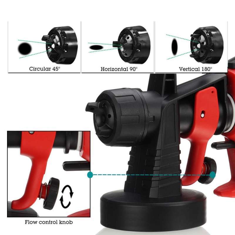 Promo Wais Alat Cat Kompresor Spray Elektrik 550watt Cat Besi Kayu ...