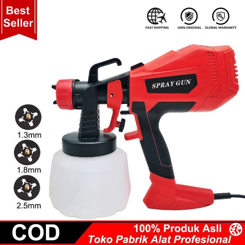 Promo Wais Alat Cat Kompresor Spray Elektrik 550watt Cat Besi Kayu ...