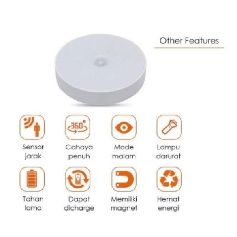 Jual Lampu Bulat Sensor LED Lampu Lemari Sensor Gerak Human Body ...