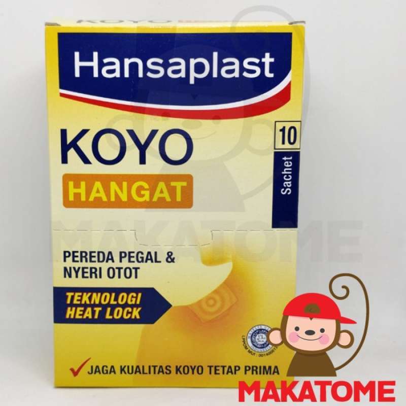 Promo Hansaplast Koyo Hangat 10 Sachet plaster koyok nyeri otot pegal ...