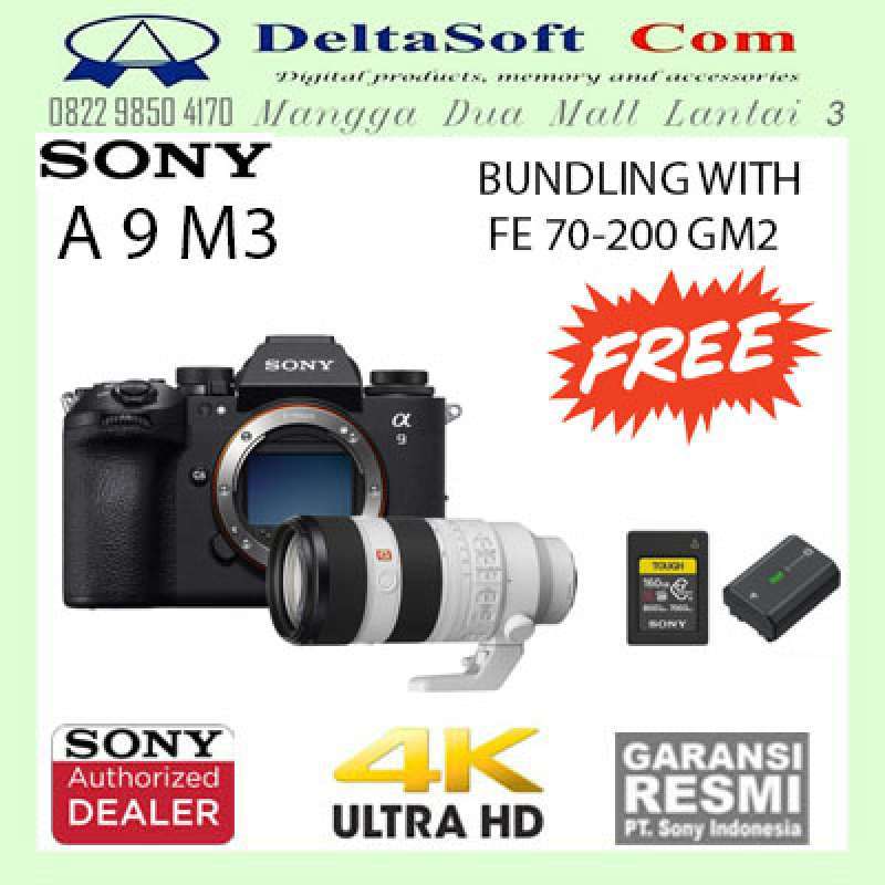 Jual Sony Alpha A9iii A9M3 A9 iii Body - Kamera Mirorrless Full-Frame - SEL 100-400GM di Seller ...