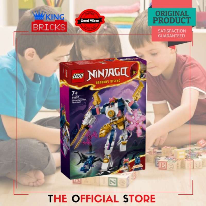 Jual LEGO Original NINJAGO 71807 Sora Elemental Tech Mech Mainan Anak Robot di Seller KINGBRICKS ...