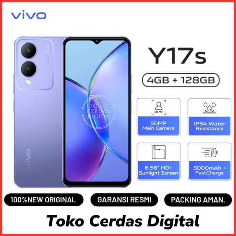 Jual VIVO Y17s 4/128GB Garansi Resmi 12 Bulan - Purple di Seller Toko Cerdas Digital - Rejosari ...