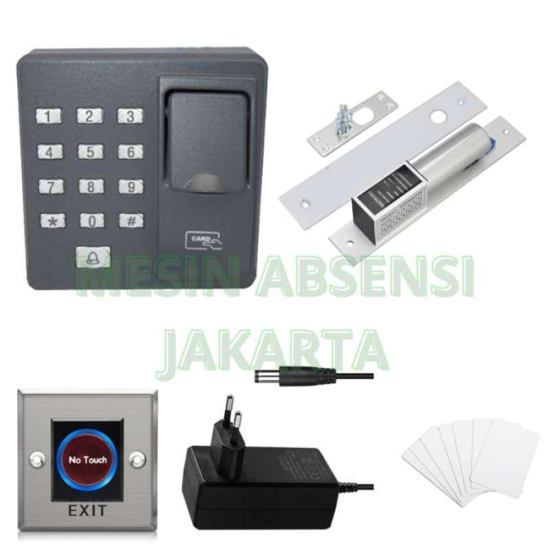 Promo ZKTECO X6 ACCESS CONTROL PAKET AKSES DOOR FINGERPRINT ZKTECO X6 - - Exit Biasa Diskon 50% ...