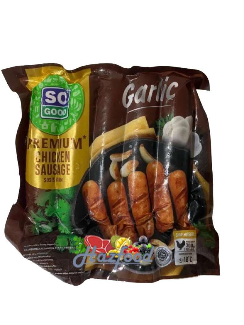 Jual So Good Premium Chicken Sausage | Sosis Ayam Premium 300g - Garlic ...