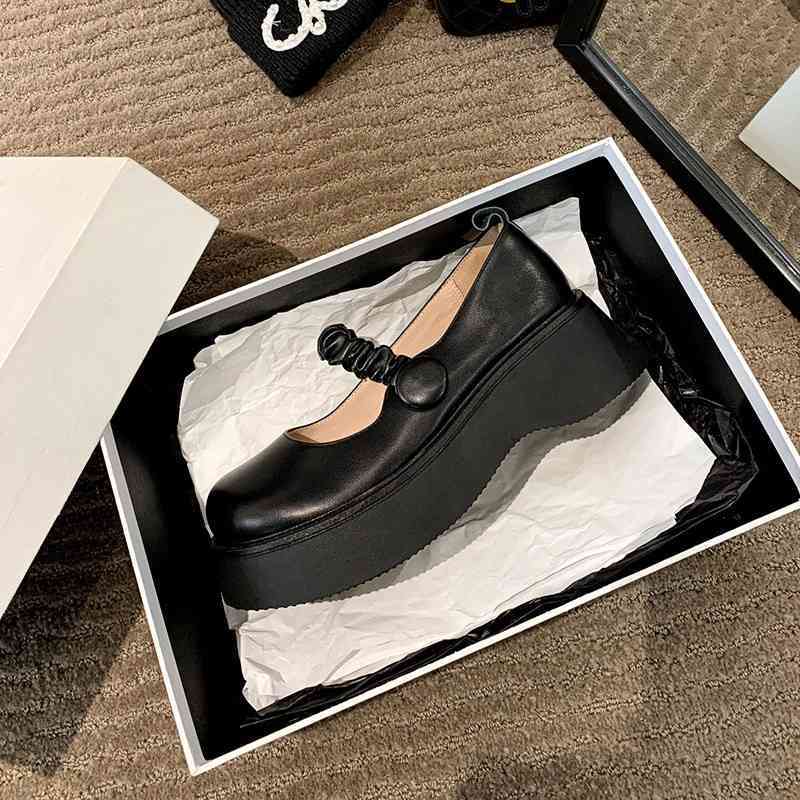 Promo Marry Jane Shoes Sepatu Korean Import Docmart Wanita Kekinian ...