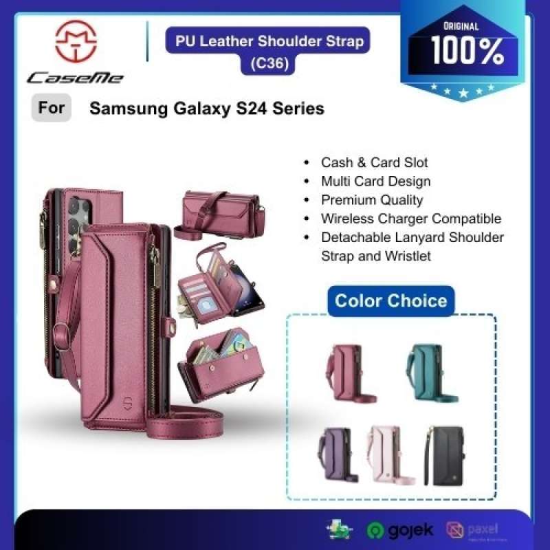 Promo Dompet Hp Case Casing Samsung Galaxy S24 Ultra Pu Leather Flip ...