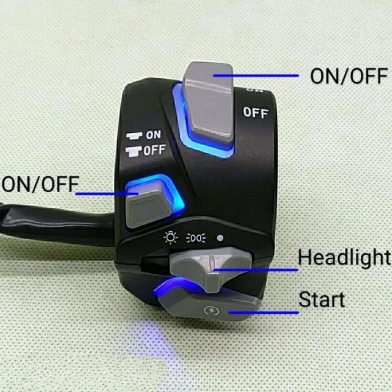 Promo SAKLAR LED MODEL VIETNAM MOTOR UNIVERSAL - LED BIRU GARANSI ...