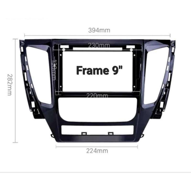 Promo Frame Head Unit Android 9 Inch Dan 10 Inch Pajero Tahun 2016 ...