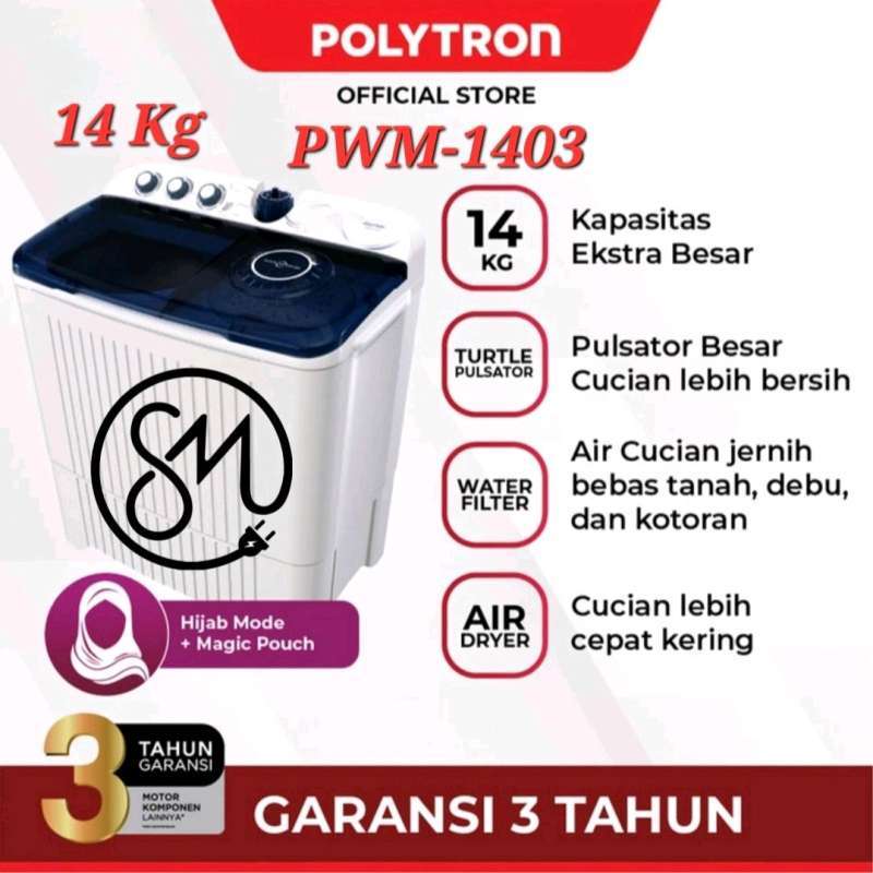 Jual Mesin Cuci Polytron Primadona Giant 1403 Original, Murah & Diskon April 2024 | Blibli