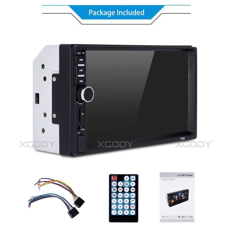Promo ESSGOO Head Unit Double DIN 7 Inch Mirror Link Bluetooth Univ - +Carplay Diskon 29% di ...