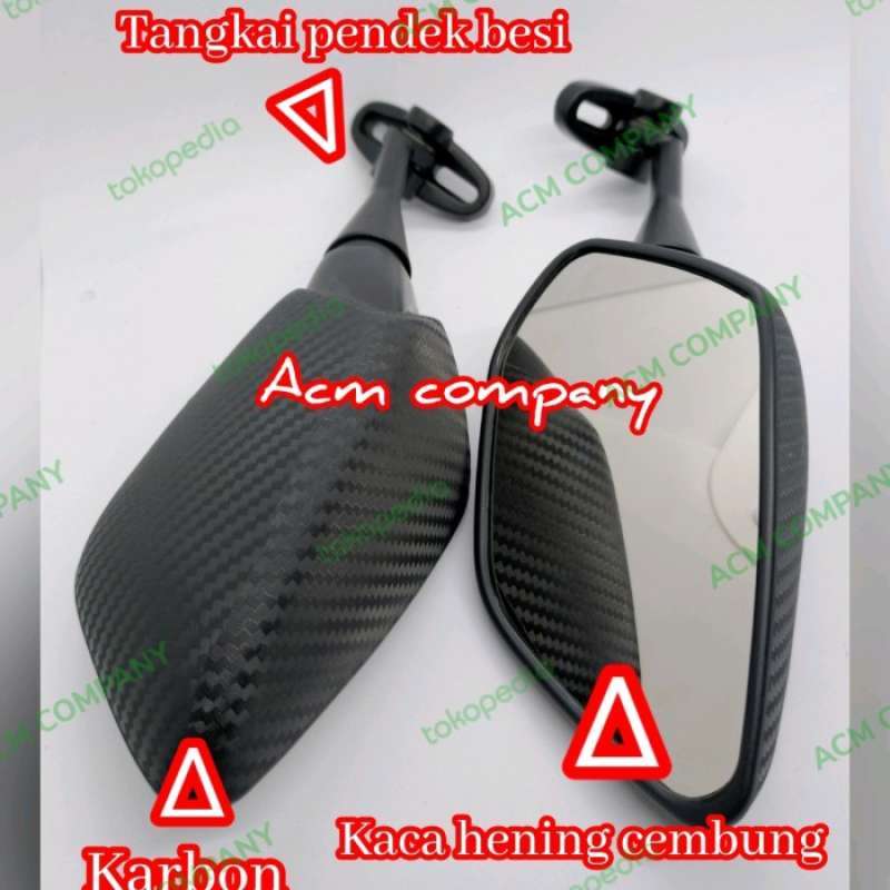 Promo SPION NEMO KACA CEMBUNG CARBON YAMAHA R15 V1 V2 V3 V4 Diskon 33% ...