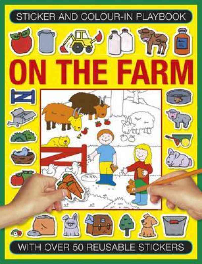 Promo STICKER & COLOR IN PLAYBOOK: ON THE FARM Diskon 50% di Seller Big ...