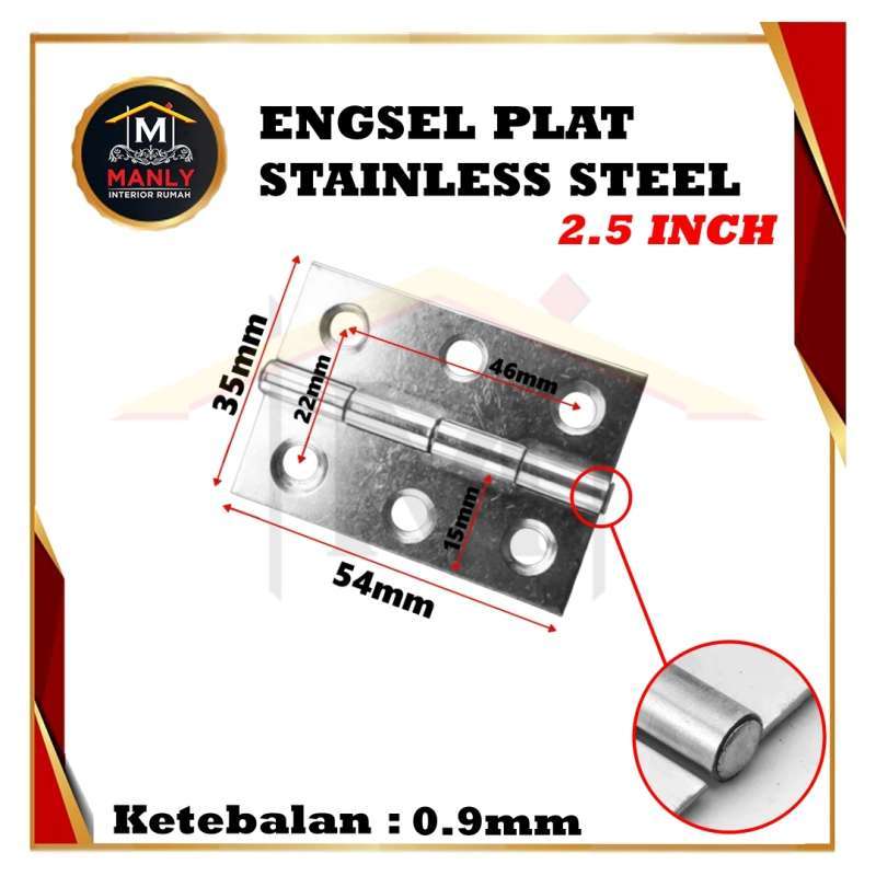 Jual Engsel Pintu Kupu-kupu RRT Engsel Plat Stainless Engsel Pintu ...