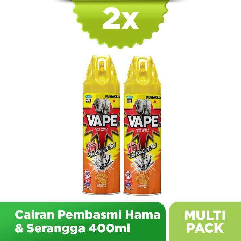 Promo Fumakilla Vape Aerosol Anti Nyamuk Dan Kecoa - Orange [400 Ml ...