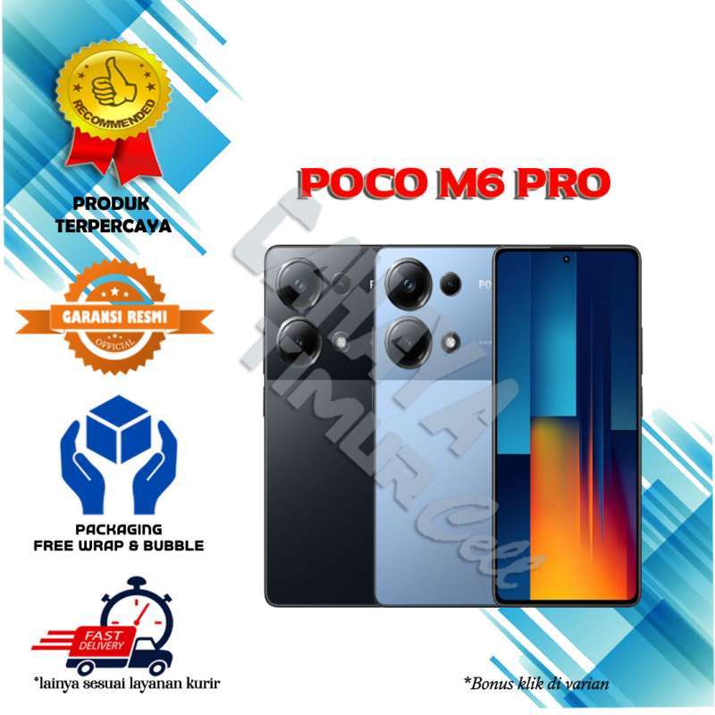 Jual Xiaomi Poco M6 Pro Ram 8/256gb Smartphone Garansi Resmi - Blue Di ...