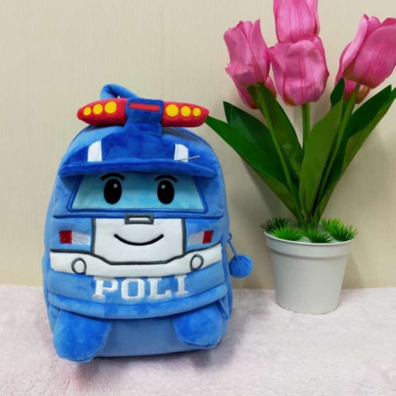 Jual Tas Ransel Robocar Poli Amber Size M/Backpack/Tas Sekolah Anak ...