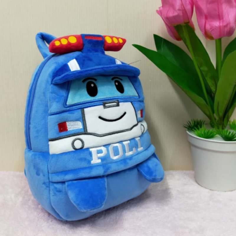 Jual Tas Ransel Robocar Poli Amber Size M/Backpack/Tas Sekolah Anak ...