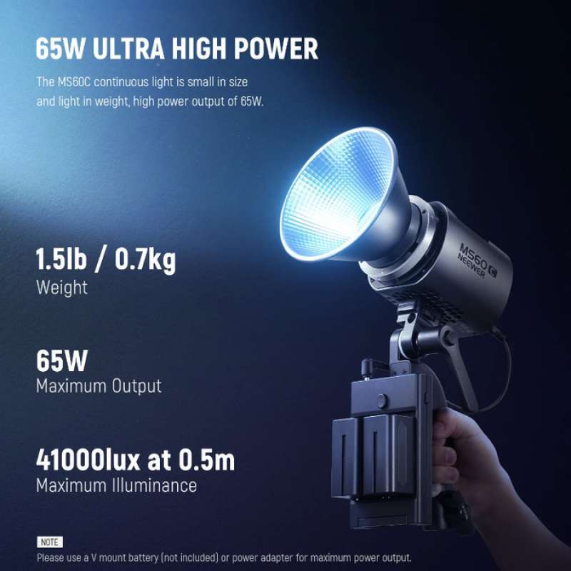 Jual NEEWER MS60C RGB LED Video Light Handheld Spotlight MS60 di Seller ...