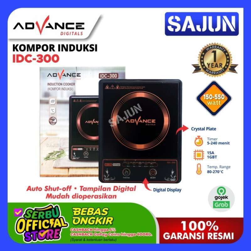 Promo Advance Induction Cooker IDC300 Kompor Listrik Induksi IDC-300 Diskon 9% di Seller ELANT ...