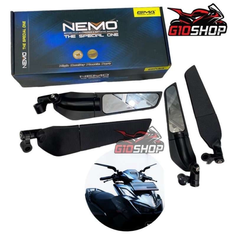 Promo SPION WINGLET NEMO GMA MOTOR UNIVERSAL VARIO 160 NMAX AEROX XMAX ...
