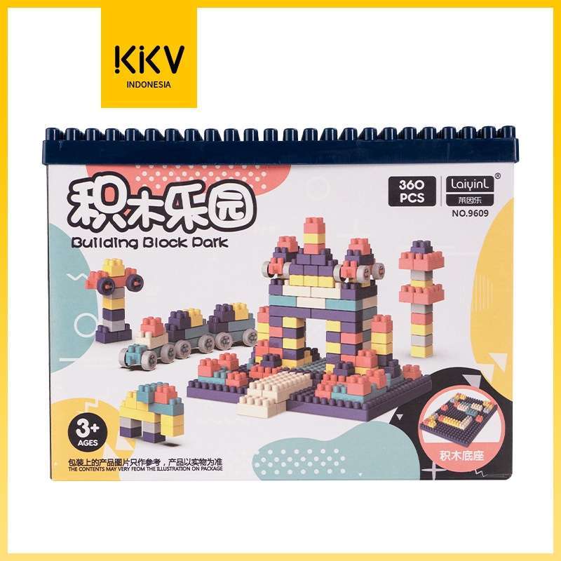 Jual Mainan Edukasi Brick Square Balok Susun Anak DIY 560pc / 360pc ...
