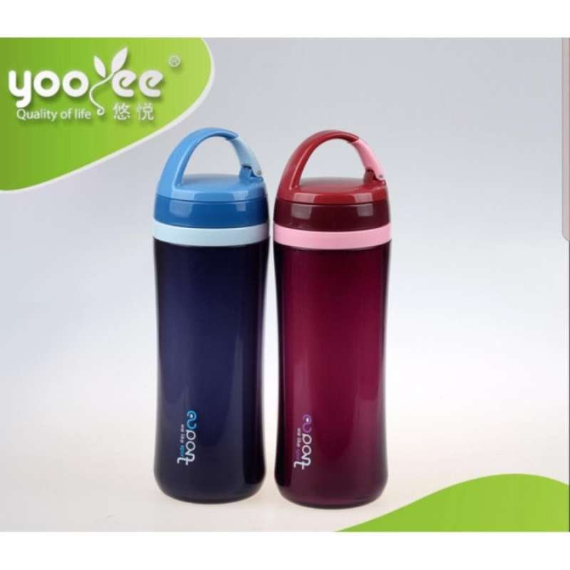 Promo BOTOL AIR MINUM BPA FREE TERMOS DOUBLE LAYER YOOYEE #436 500 ML ...