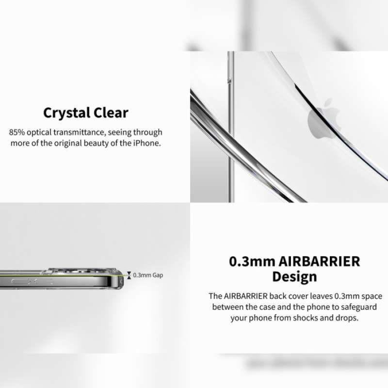 Promo Case iPhone 14 Pro Max Plus SwitchEasy Crush MagSafe Clear Slim ...