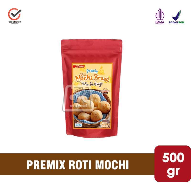 Promo Premix Roti Mochi Brazil Cheese Bread Pao De Queijo (500gr ...