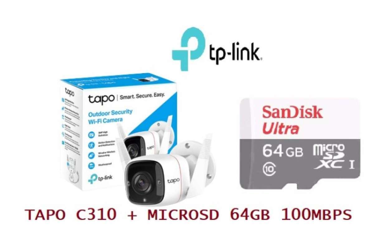 Promo New Tp-Link Tapo C310 3Mp Outdoor Security Wi-Fi Camera(Non ...