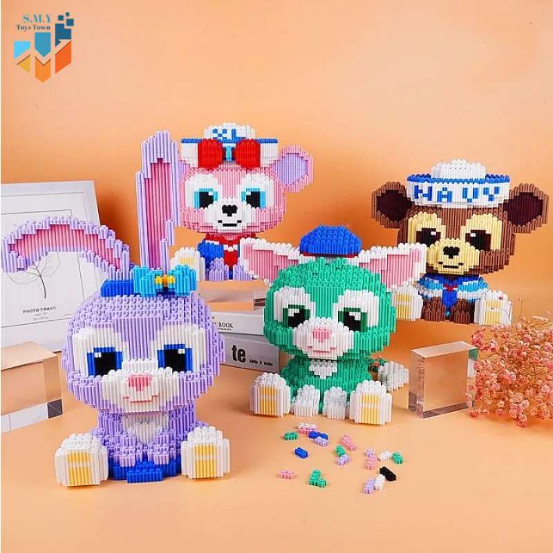 Promo SMY Nano Blocks Disney & Gelatoni 3D Model, Mainan Blok Susun ...