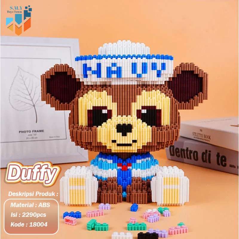 Promo SMY Nano Blocks Disney & Gelatoni 3D Model, Mainan Blok Susun ...