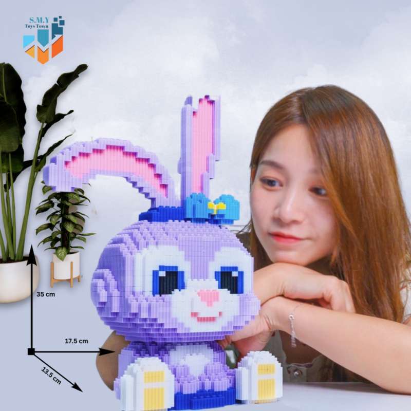 Promo SMY Nano Blocks Disney & Gelatoni 3D Model, Mainan Blok Susun ...