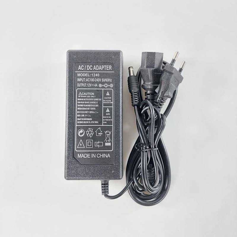 Jual Vbs Adaptor Power Supply Converter Ac To Dc 12v 4a Led Strip ...