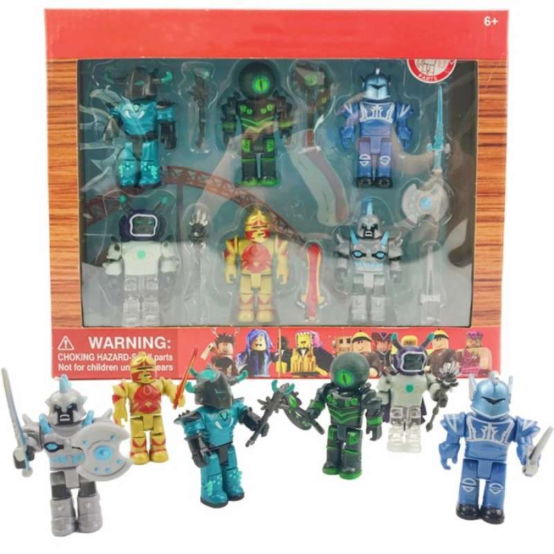 Promo Mainan Figure Roblox Set Topper Cake Roblox Minifigure Roblox ...