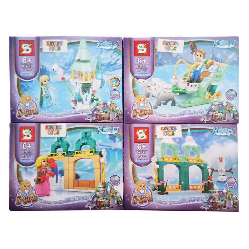 Promo SY 1570 Ice & Snow Carnival - Frozen S Girl Snowy Paradise Series | DIY Brick Block Mainan ...