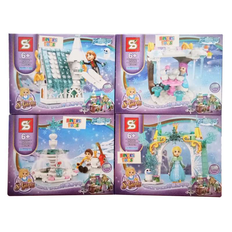 Promo SY 1570 Ice & Snow Carnival - Frozen S Girl Snowy Paradise Series | DIY Brick Block Mainan ...