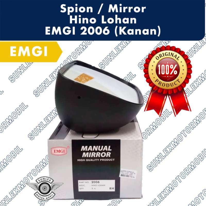 Jual EMGI 2006 Kaca Spion Kanan Truk Hino Lohan Isuzu Giga Original di ...