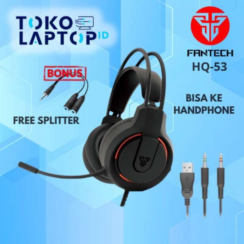 Promo Fantech HQ53 Flash Lightweight Wired Gaming Headset Diskon 9% di ...
