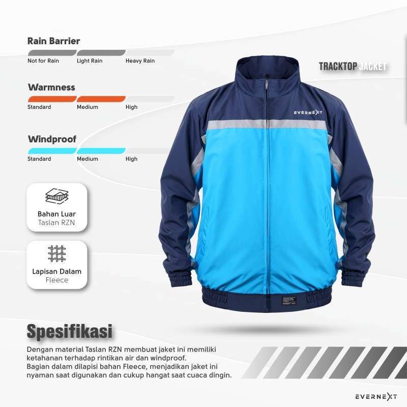 Promo Evernext - Jaket Outdoor Pria Tracktop 2.0 Jacket Pria Jaket ...