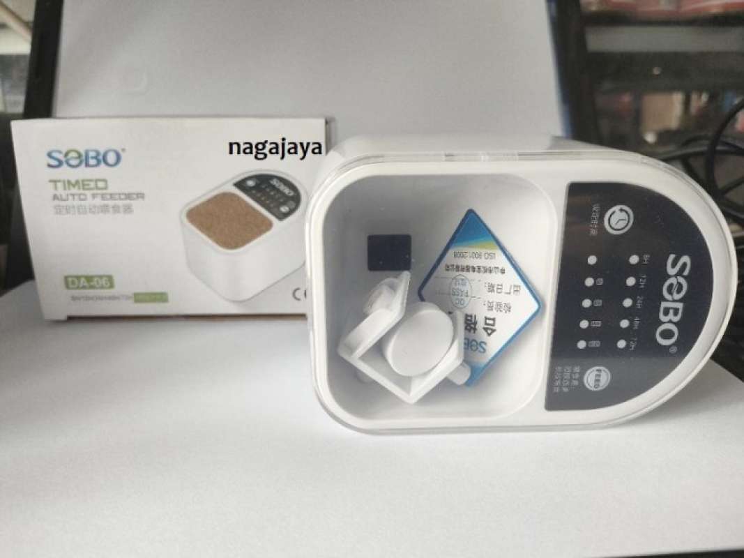 Promo auto feeder sobo DA 06 food timer pakan pemberi makan ikan otomatis Diskon 9% di Seller ...