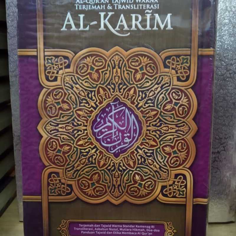 Promo Al Quran Al Karim A4 Terjemahan Transliterasi Dan Tajwid Warna A4 Diskon 23% di Seller ...