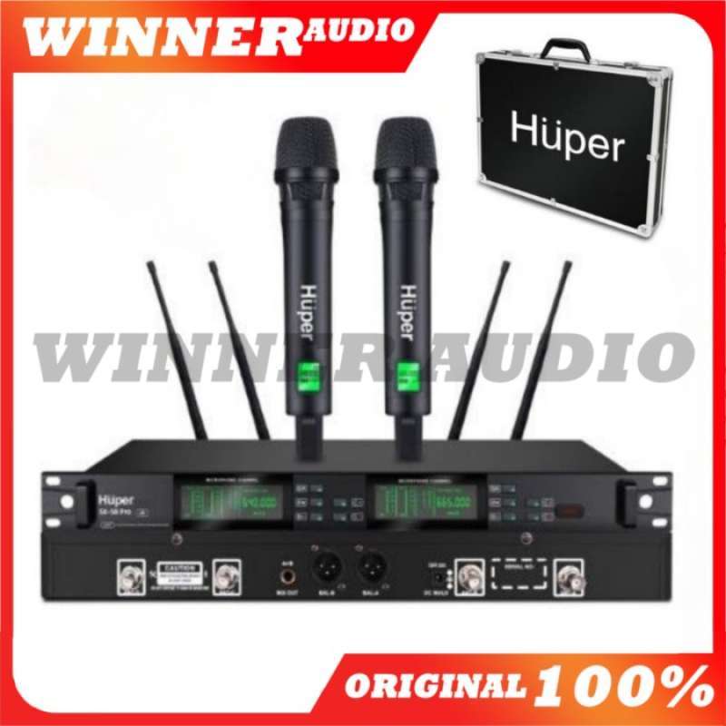 Promo MIC WIRELESS HUPER SK58PRO 58 PRO VOCAL PREMIUM MICROPHONE ...