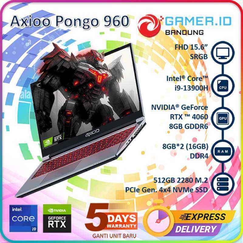 Jual Axioo Pongo 960 I9-13900h Rtx4060 8gb/ 16gb 512gb 15.6fhd 144hz Di ...