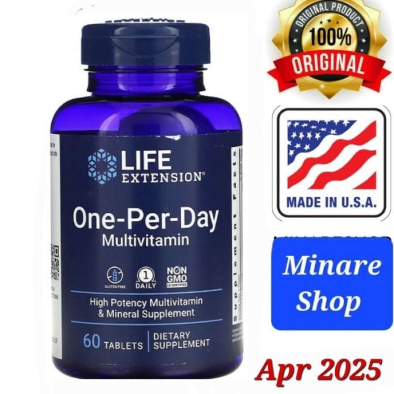 Promo Life Extension One-Per-Day Multivitamin, 60 Tablets Diskon 33% di ...