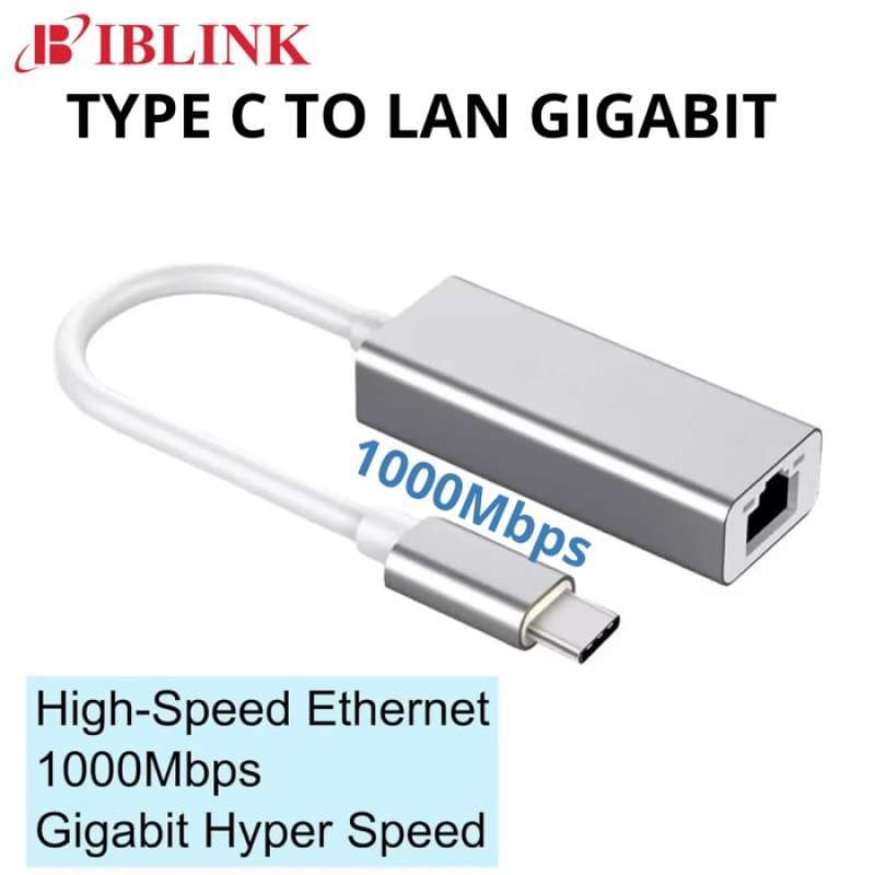 Promo TYPE-C (USB C) To Lan RJ45 Gigabit converter/ TYPE-C ETHERNET ...