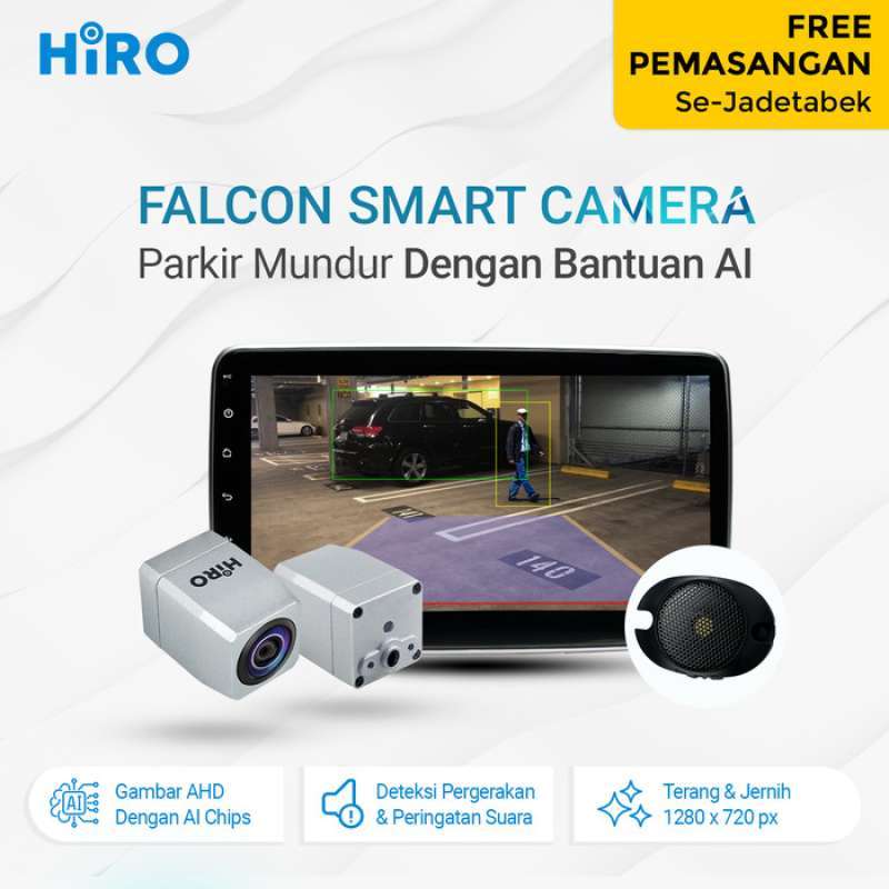 Promo KAMERA MUNDUR HIRO FALCON SMART CAMERA - ARTIFICIAL INTELLIGENCE ...