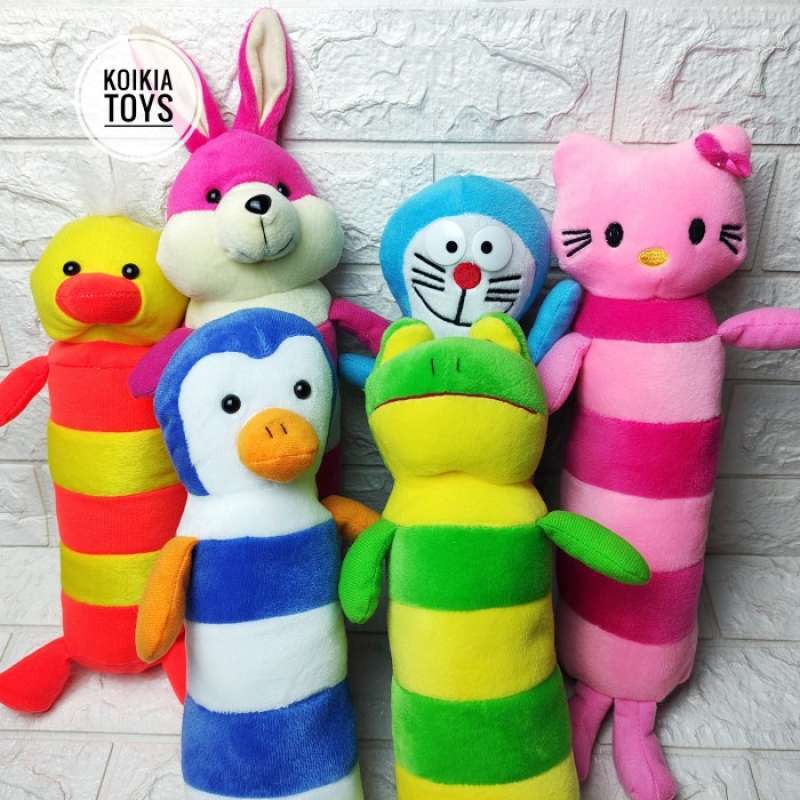 Promo Boneka guling mini guling anak kepala karakter - Guling pinguin ...