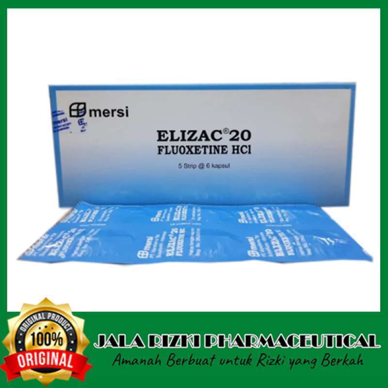 Jual Elizac 20 Mg Fluoxetine HCI / box exp 2025 di Seller Apotik Hanifa ...