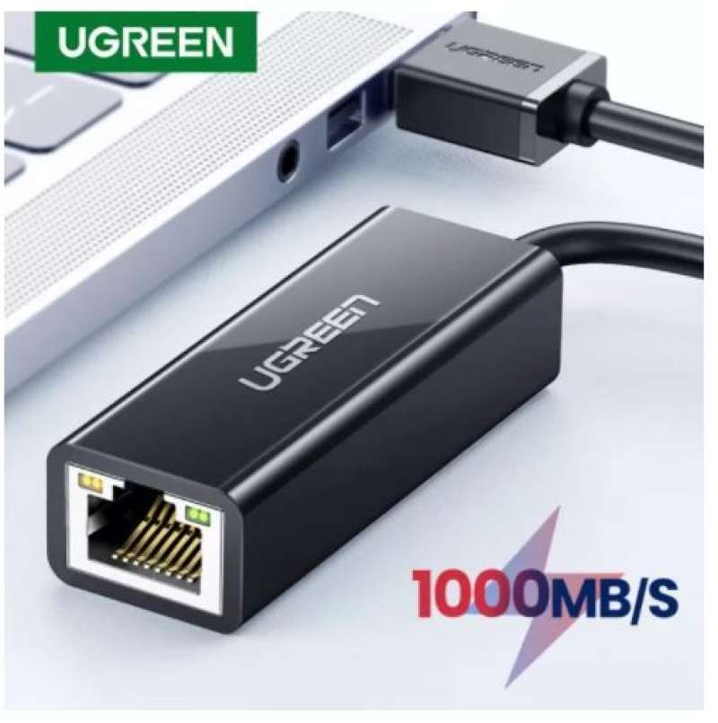 Promo Ugreen USB 3.0 to LAN Ethernet Adapter - Black Diskon 9% di ...